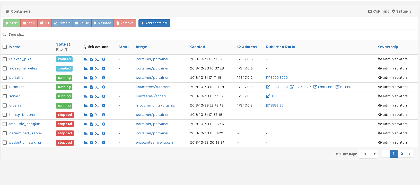 Manage Docker Containers using Portainer on Ubuntu - Tech Blog Manage Docker Containers using Portainer on Ubuntu - Tech Blog